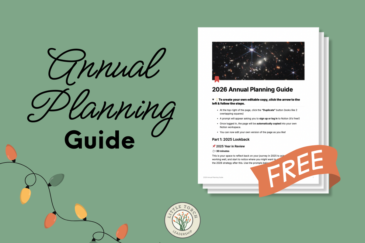 2026 Annual Planning Guide Little Torch Leadership